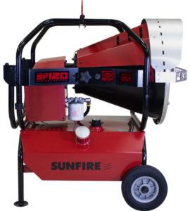 Portable Diesel Heater | Sunfire 120 Radiant Heater | Sunfire